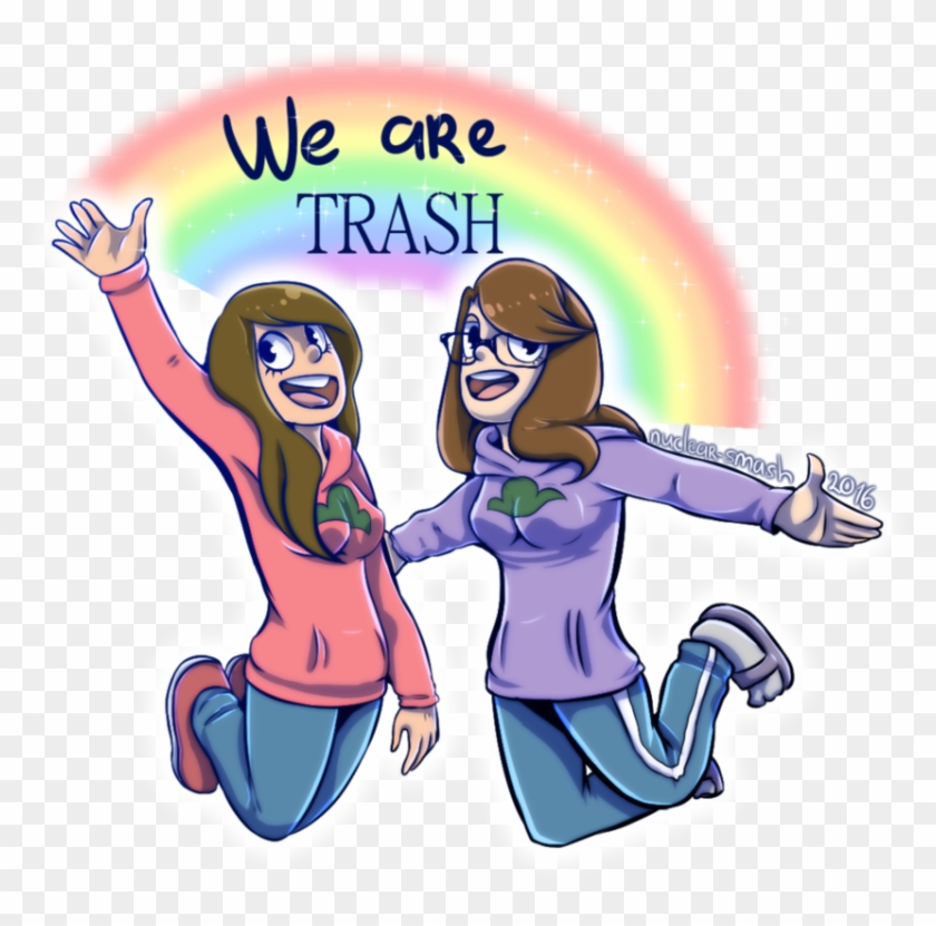 [rq] Trash Buddies By Nuclear-smash - Cartoon - Free Transparent PNG ...